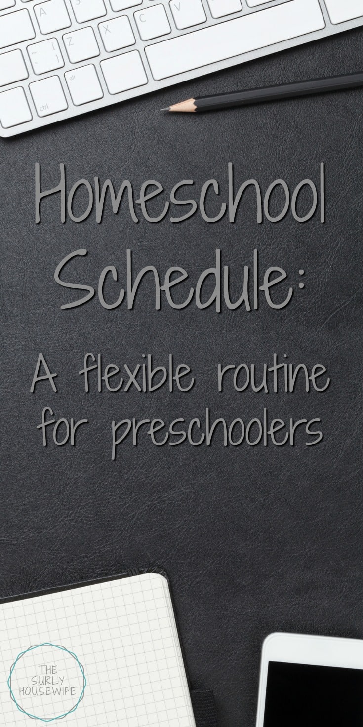 Homeschool Schedule for Preschoolers | A Flexible and Reliable Daily ...
