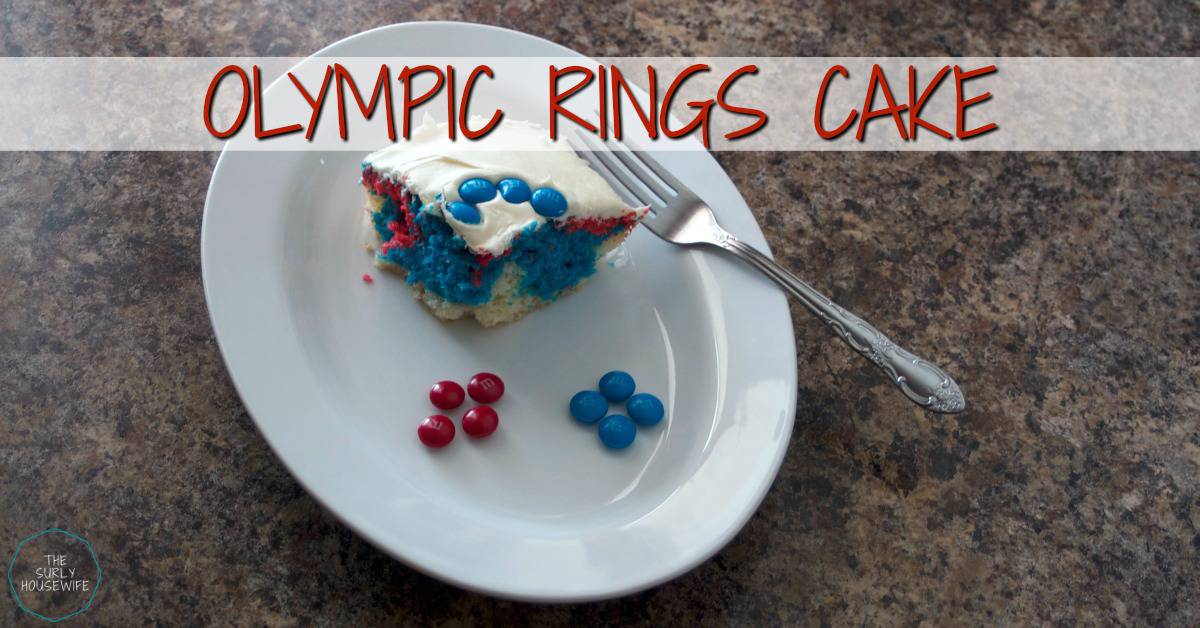 Olympic Rings Cake | An Easy Olympic Activity to do With Kids