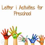 Letter I Activities, Books, and Sensory Play