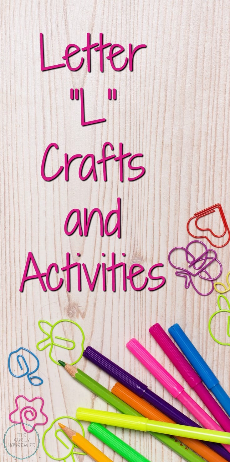 Letter L Activities for Home Preschool