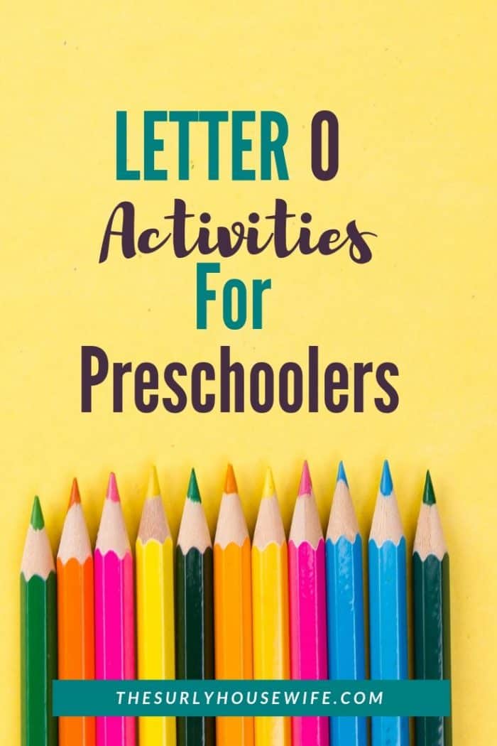 Letter O Activities and Books for Homeschoolers